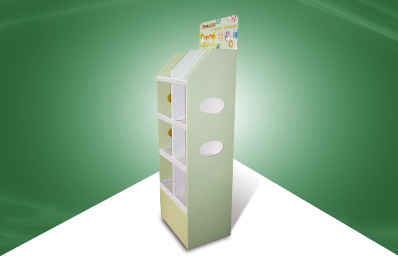 4 Tire POS Cardboard Display Shelf Cardboard Retail Display Stands